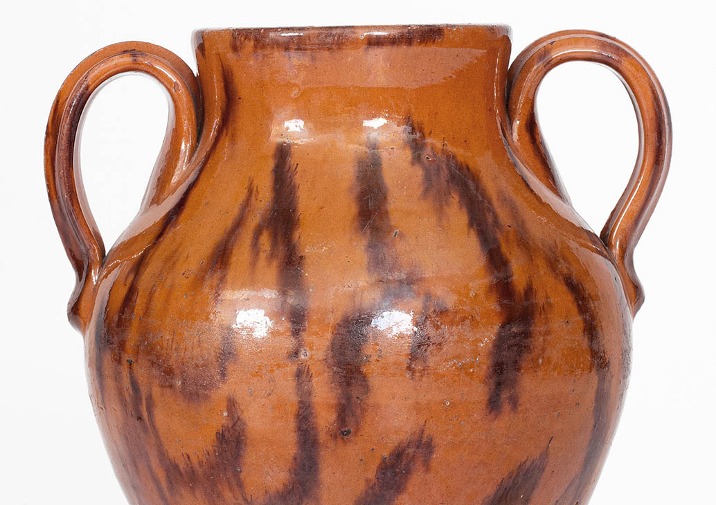 Antique Stoneware Auction, American Redware Pottery Auction by Crocker Farm